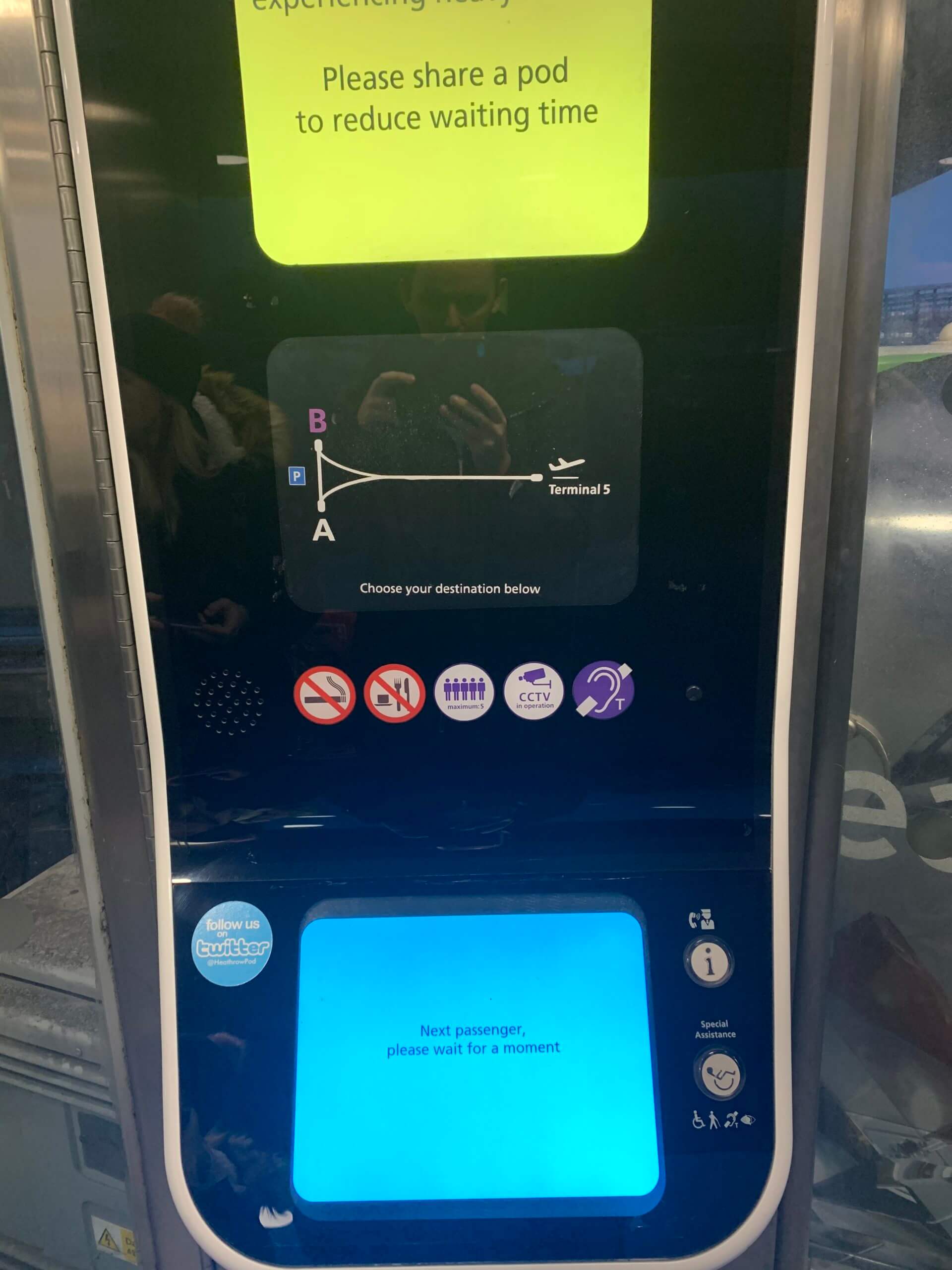 Thistle Heathrow T5 (and driverless Pods to T5) - Points Uncovered