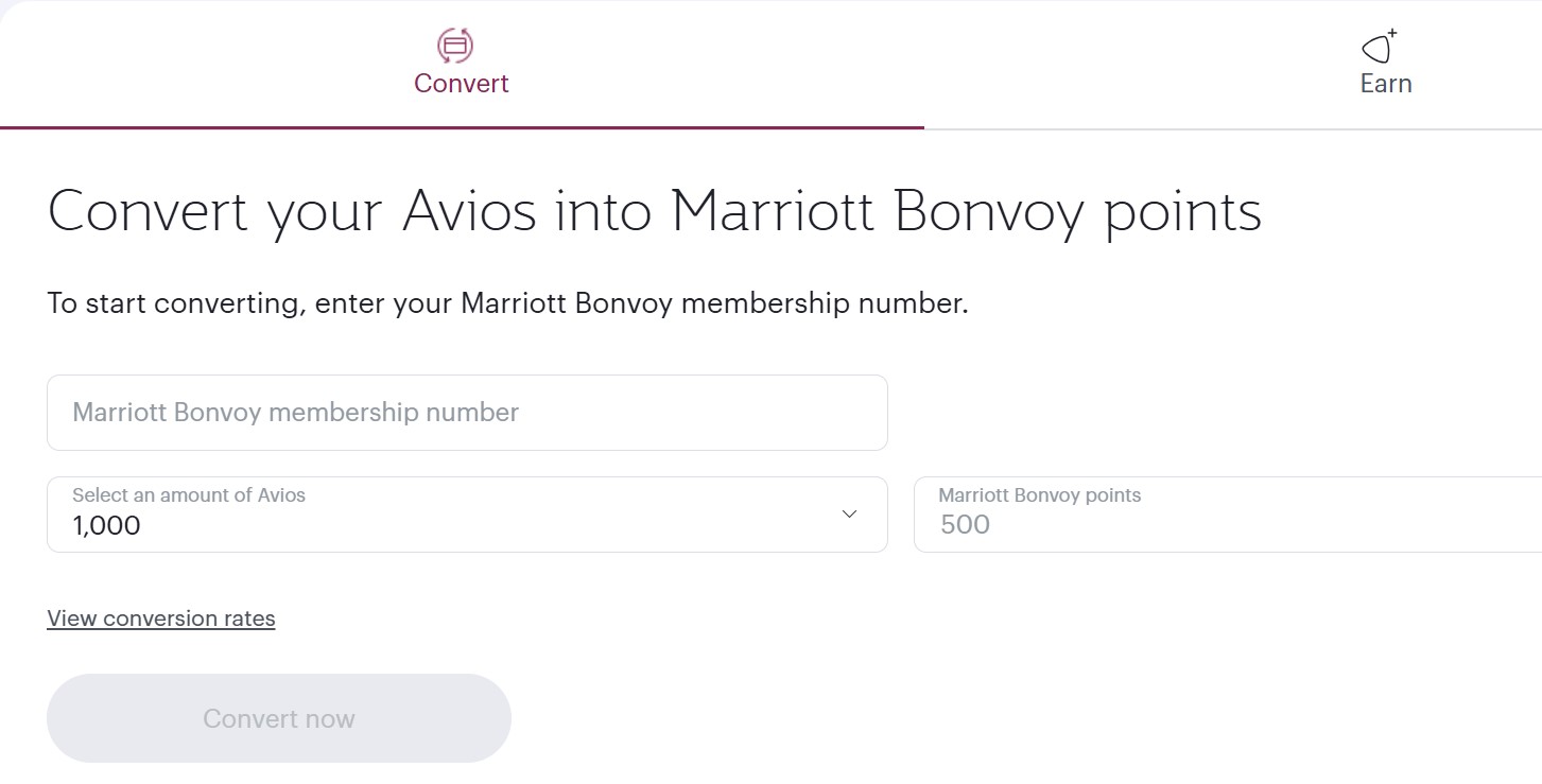 Convert Avios to Marriott Bonvoy points - Points Uncovered
